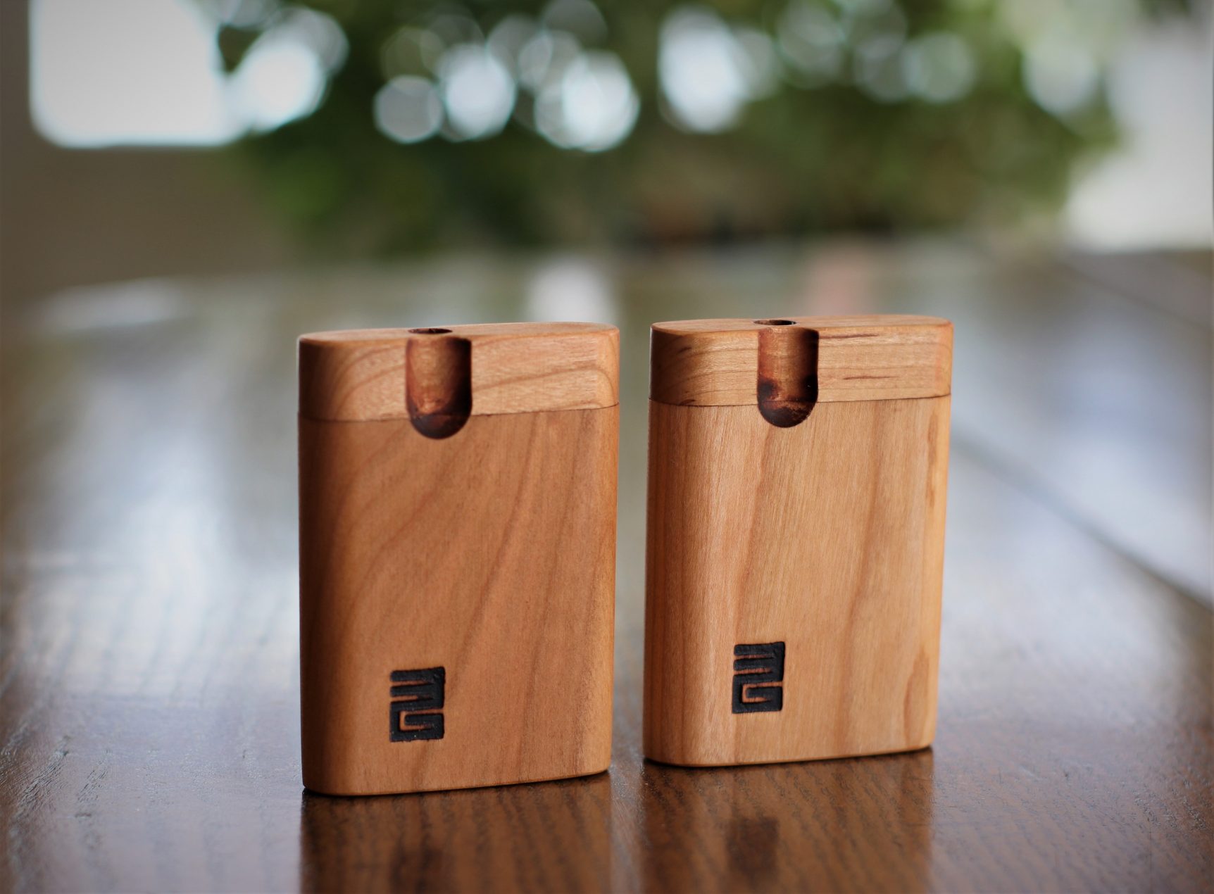 3" Cherry Wood Dugout PRO 420 Smoke Shop - PRO 420