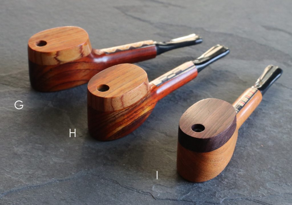 4" Exotic Wood Tribal Wood Pipe PRO 420 Smoke Shop - PRO420