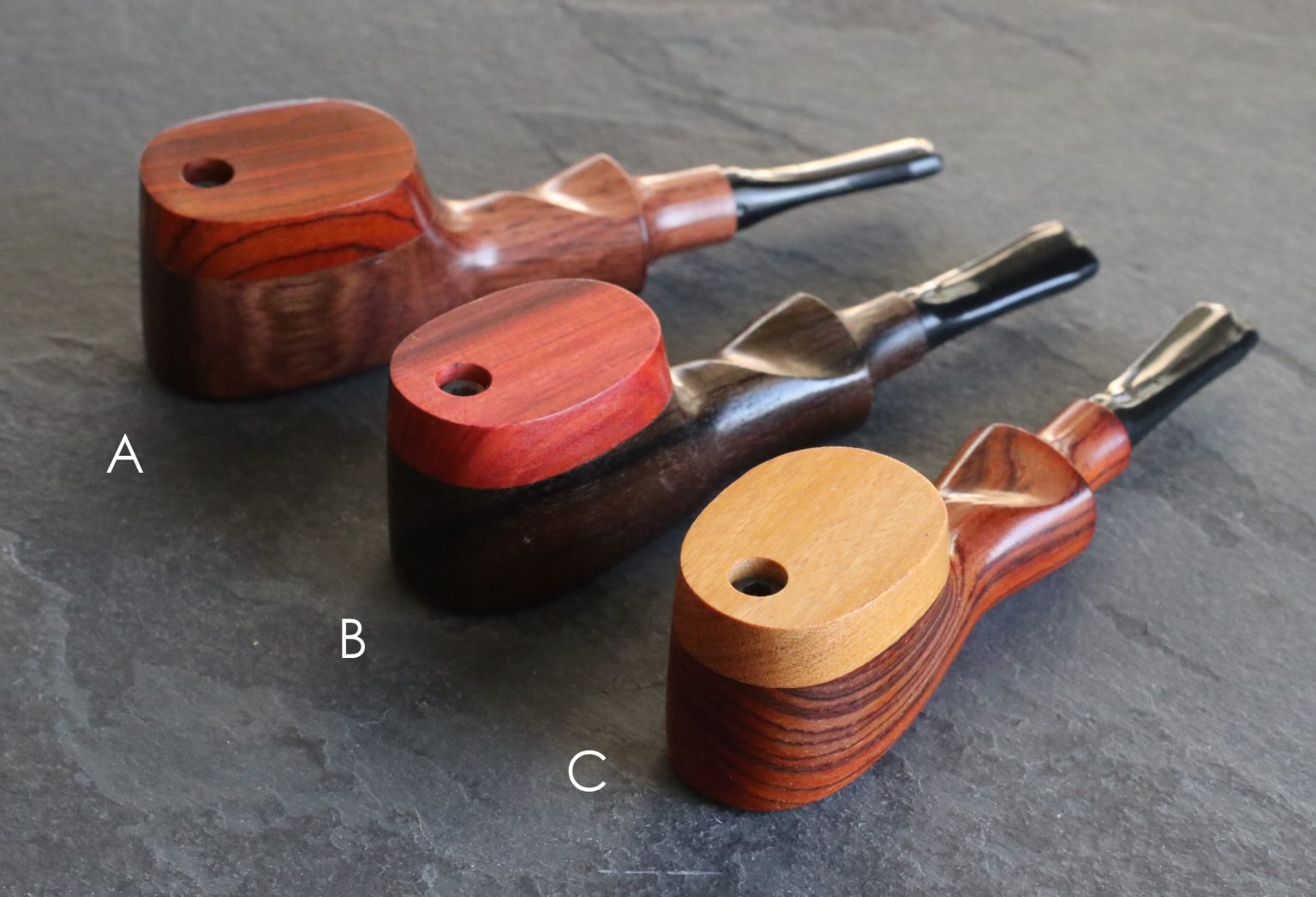 4" Exotic Wood Pipe- Etched Body PRO 420 Smoke Shop - PRO420