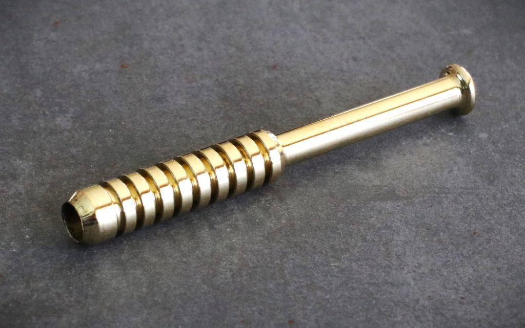 3" Brass One Hitter Pipes - The Original Brass Bat