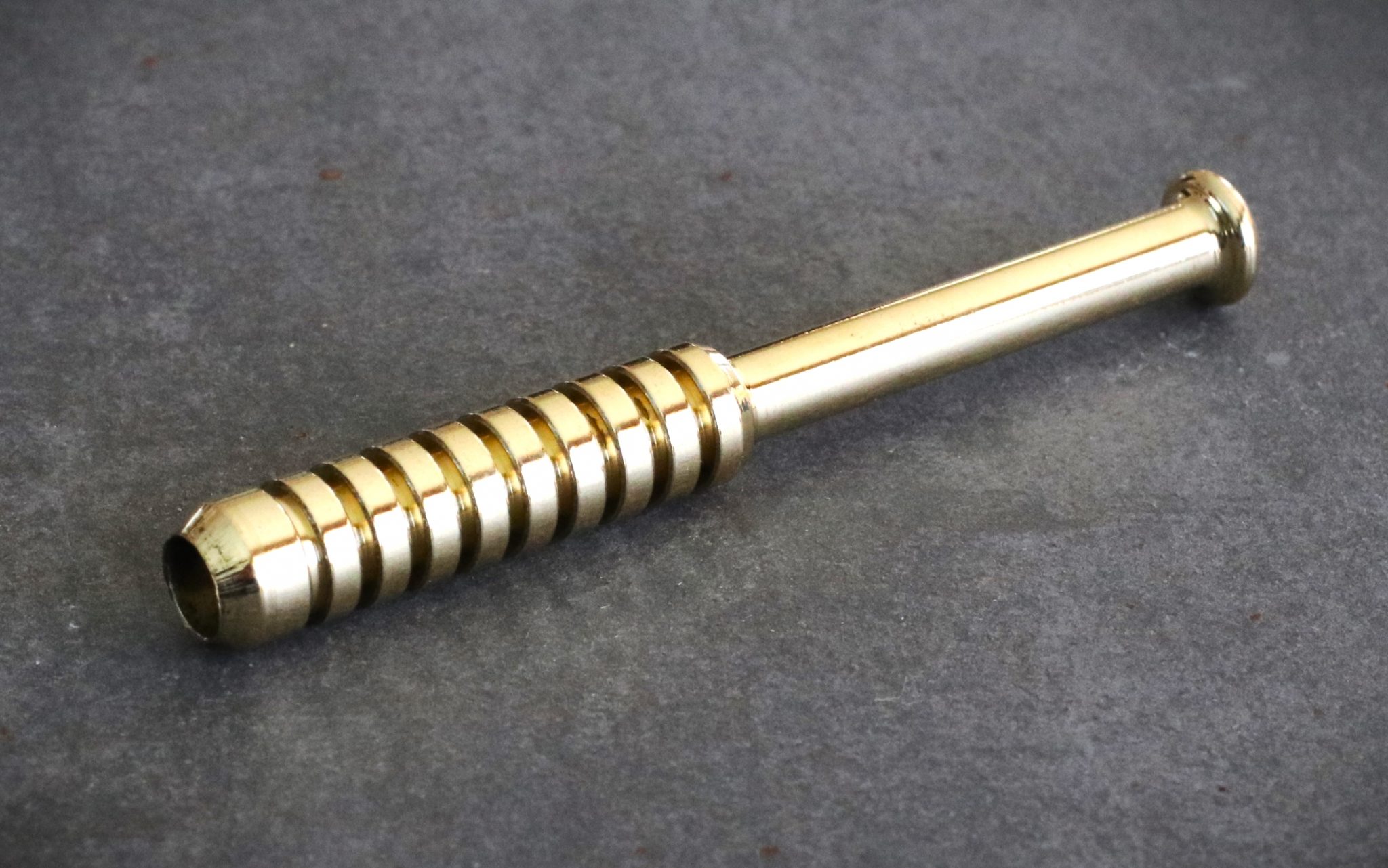 3" Brass One Hitter Pipes - The Original Brass Bat