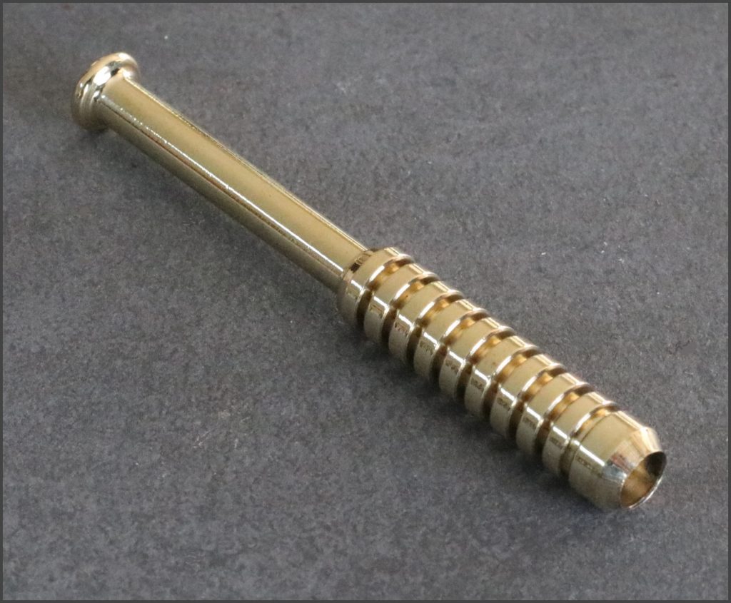3" Brass One Hitter Pipes - The Original Brass Bat