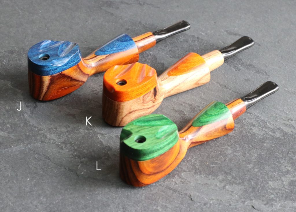 Colorful Exotic Wood Pipes PRO 420 Smoke Shop - PRO 420