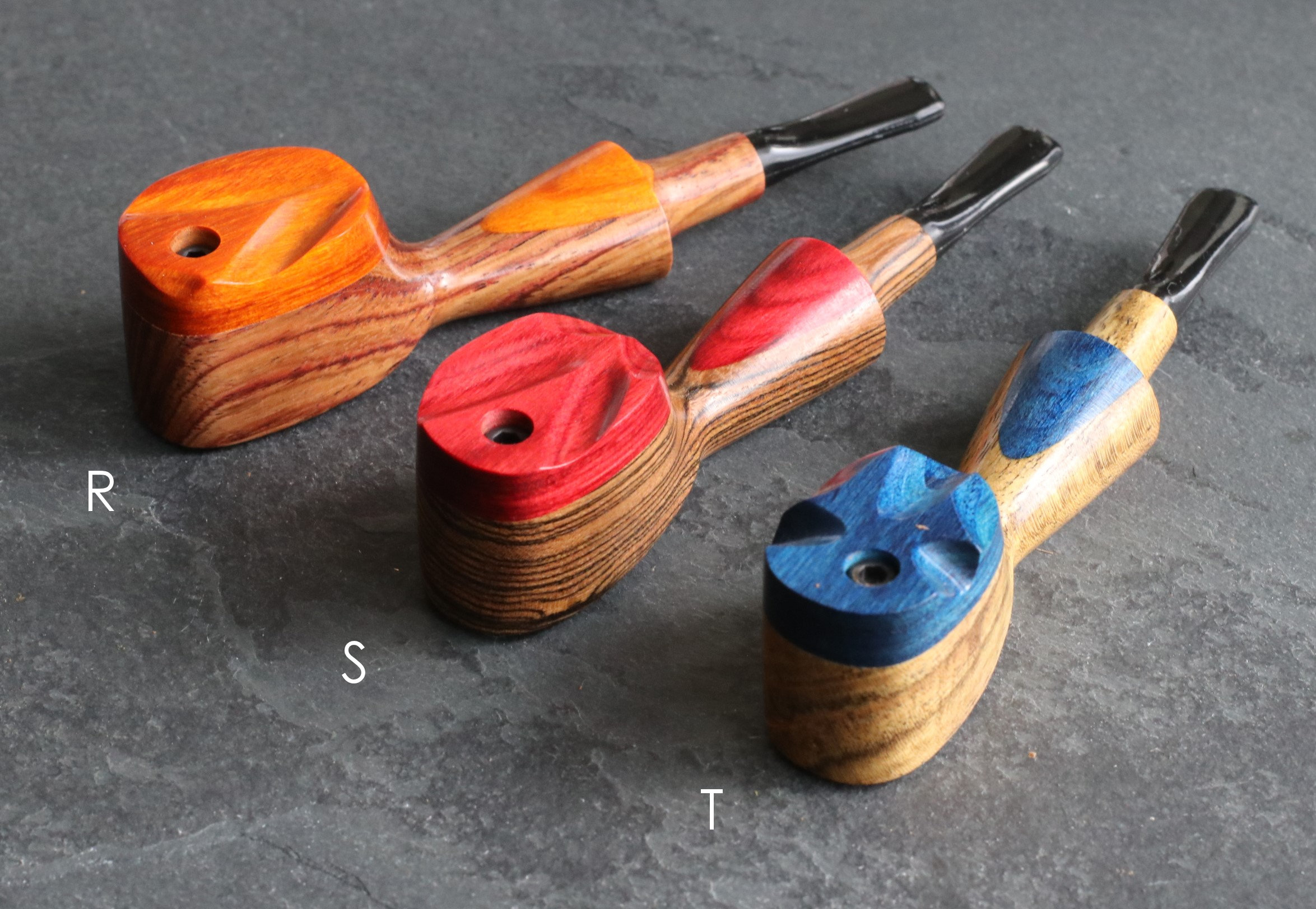 Colorful Exotic Wood Pipes PRO 420 Smoke Shop - PRO 420