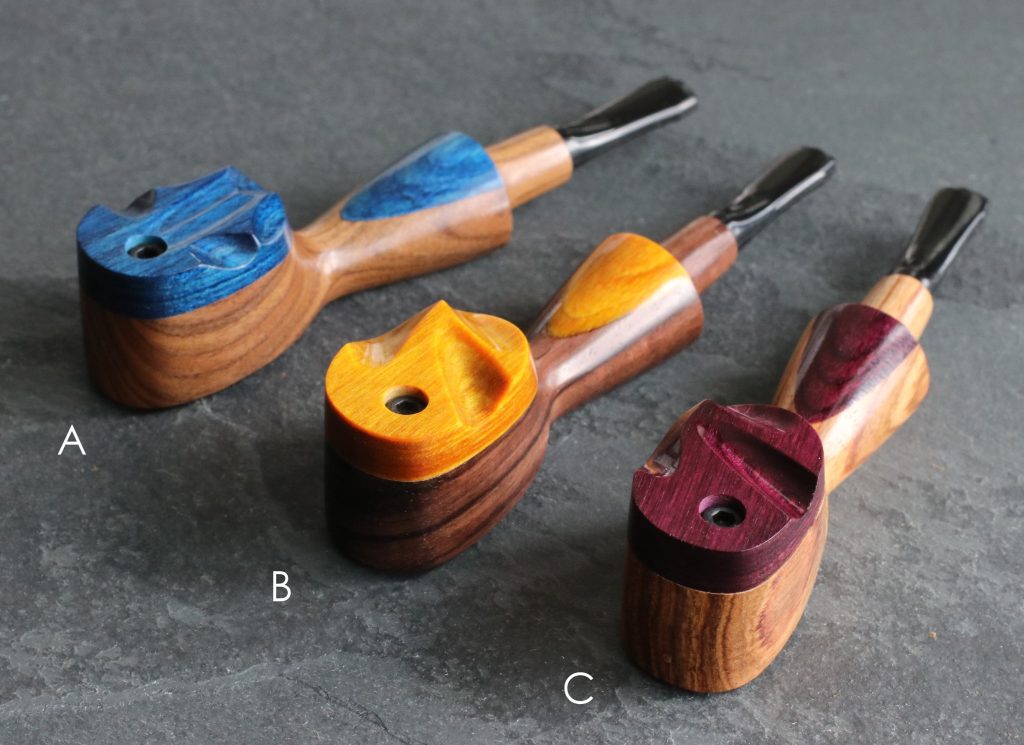 Colorful Exotic Wood Pipes PRO 420 Smoke Shop - PRO 420