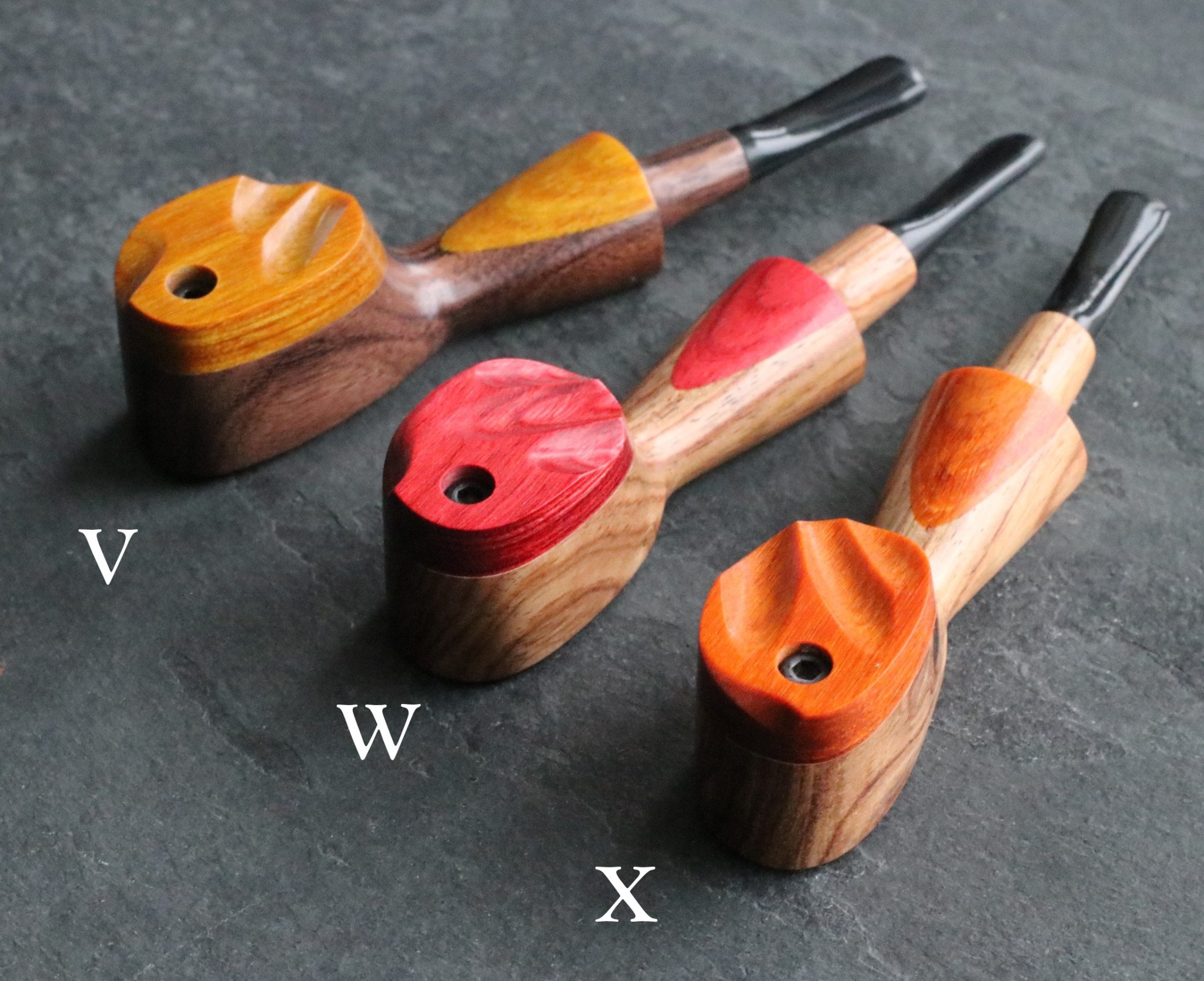 G3 Color Etch Wood Pipe – Swivel Lid, Handcrafted USA