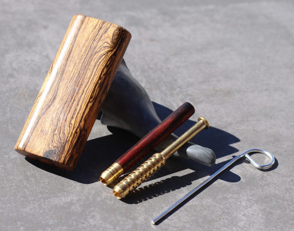 Exotic Wood Dugout-One Hitter Pipes PRO 420 - PRO420