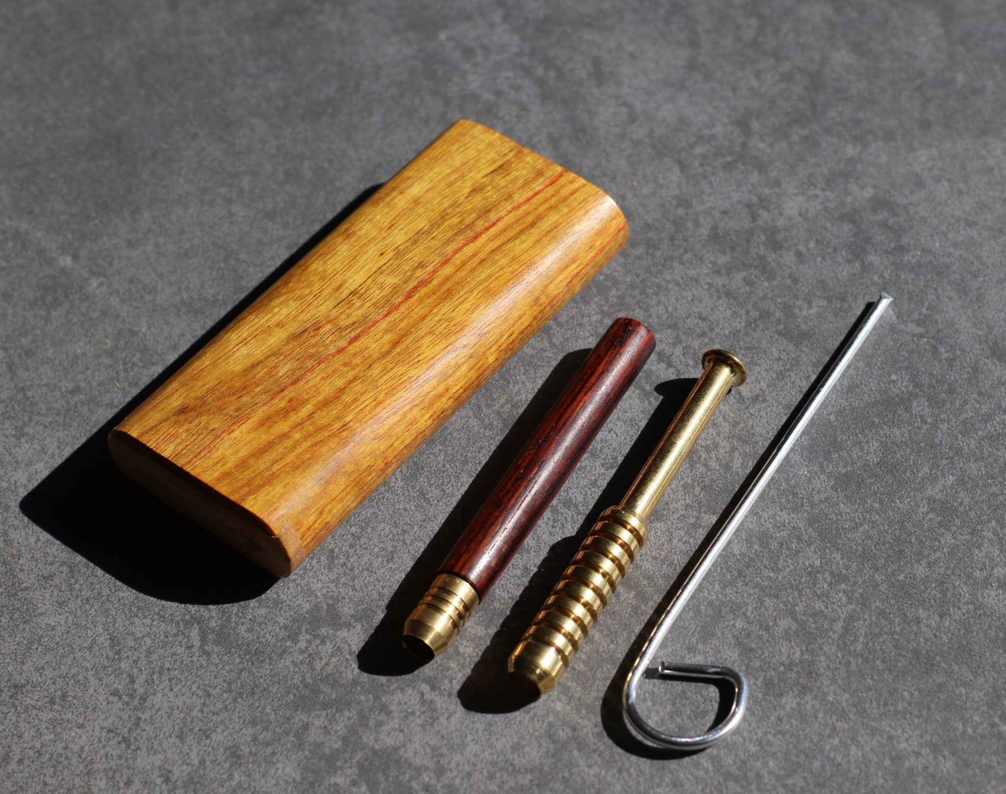 Exotic Wood Dugout-One Hitter Pipes PRO 420 - PRO420