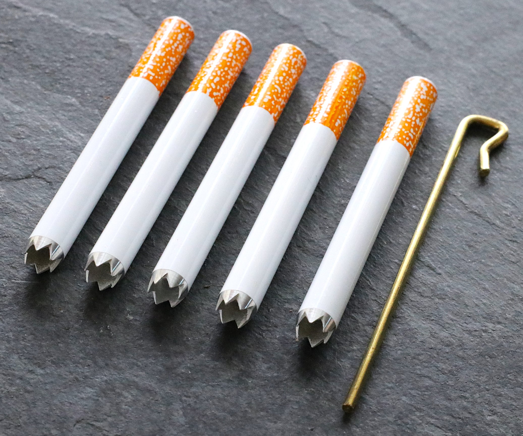 2.75" Grinder Tip Metal One Hitter Pipes - Buy Now at PRO 420!