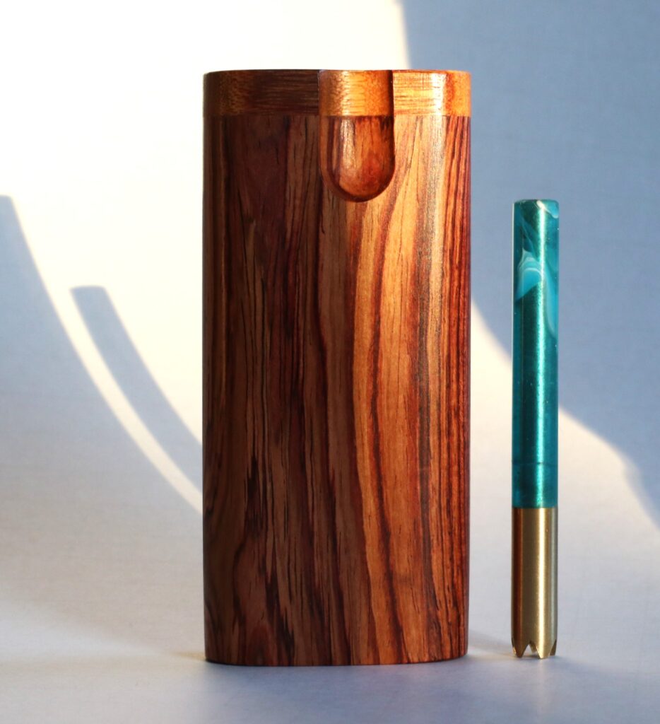 Cocobolo Wood Dugout & One Hitter Pipe - PRO 420